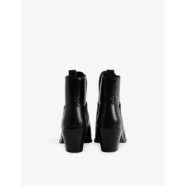 Zadig&Voltaire Tyler Leather Heeled Ankle Boots