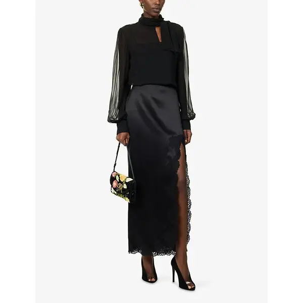 Valentino Garavani Neck-scarf Sheer Silk Top