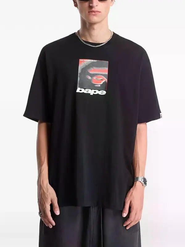 A BATHING APE Ape Head Graphic-print T-shirt