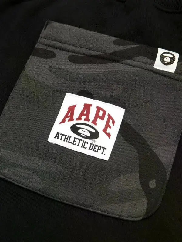 AAPE BY *A BATHING APE Moonface Logo-patch Track Pants