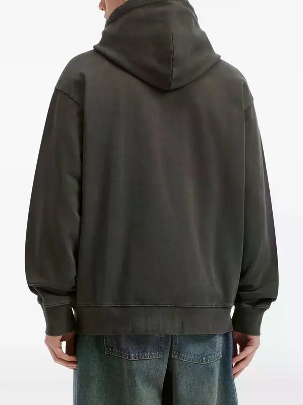 FINGERCROXX Logo-patch Zip-up Hoodie