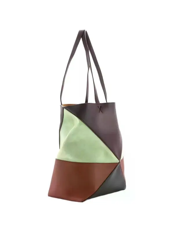 Loewe Puzzle Fold Leather Medium Tote Bag