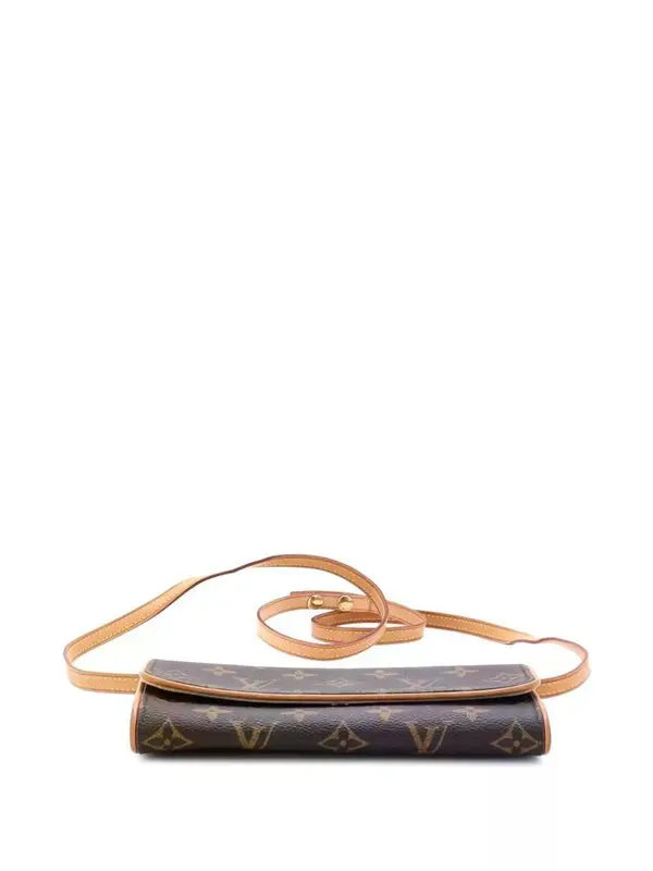 LOUIS VUITTON Twin Handbag Monogram Canvas Pm Crossbody Bag