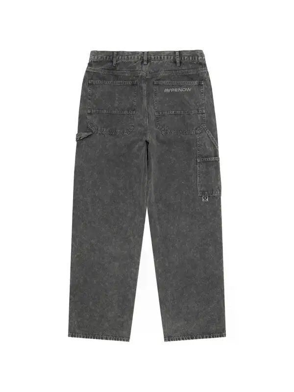 AAPE BY *A BATHING APE Acid-wash Carpenter Trousers
