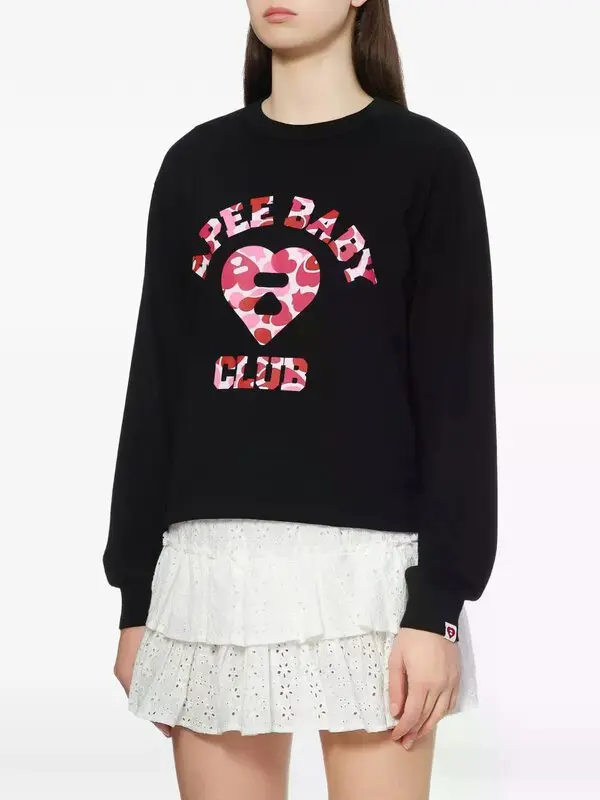 AAPE BY *A BATHING APE Graphic-print Sweatshirt - Black