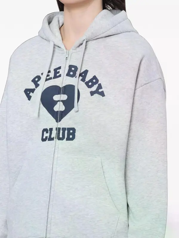 AAPE BY *A BATHING APE Logo-print Zip-up Hoodie