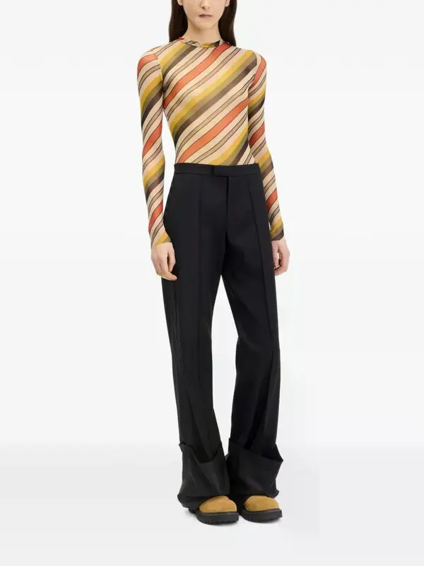 JEAN PAUL GAULTIER The Retro Stripe Top - Neutrals