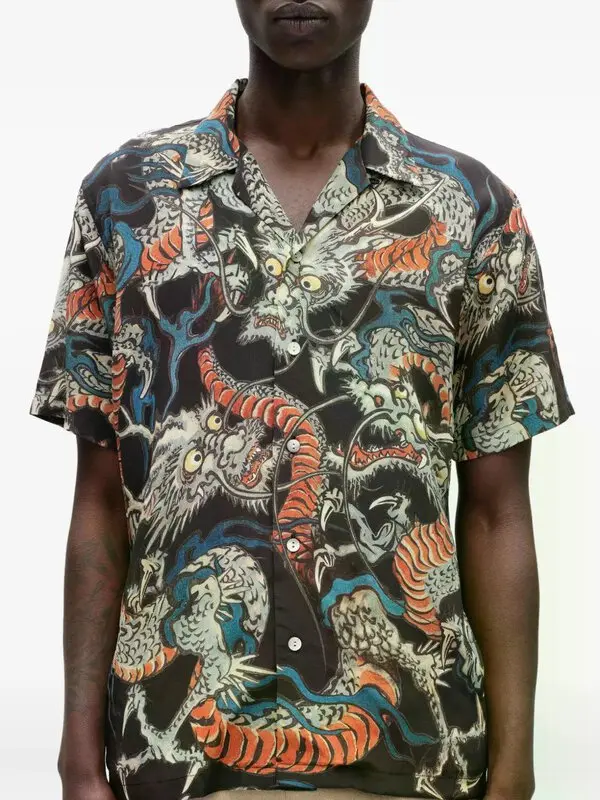 ENDLESS JOY Tiga Naga Silk Shirt