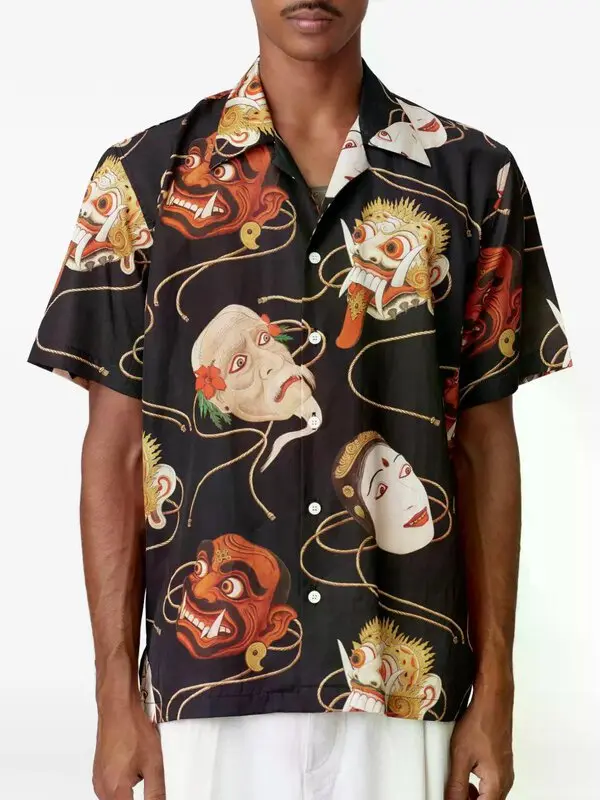 ENDLESS JOY Topeng Graphic-print Shirt