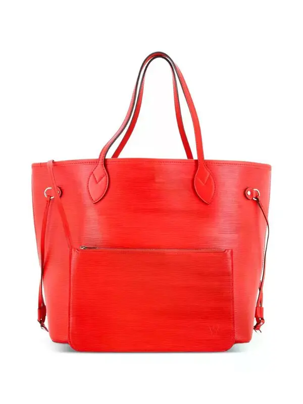 LOUIS VUITTON Neverfull Epi Leather Mm Tote Bag - Red