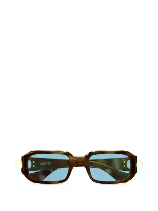 Valentino Garavani Vlogo Signature Rectangle-frame Sunglasses