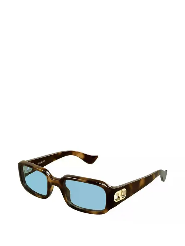 Valentino Garavani Vlogo Signature Rectangle-frame Sunglasses