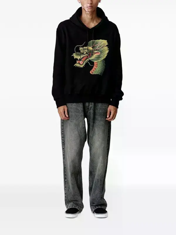 ENDLESS JOY Monkey Dragon Graphic-print Hoodie