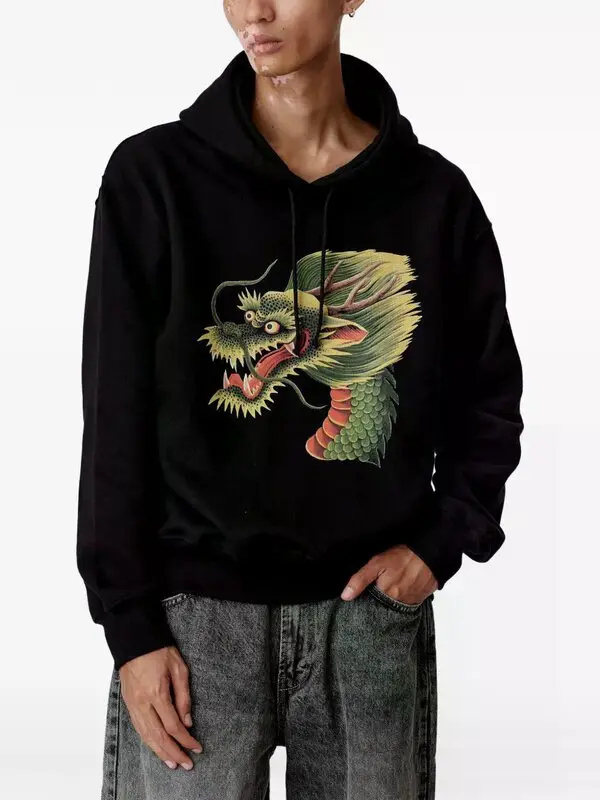 ENDLESS JOY Monkey Dragon Graphic-print Hoodie