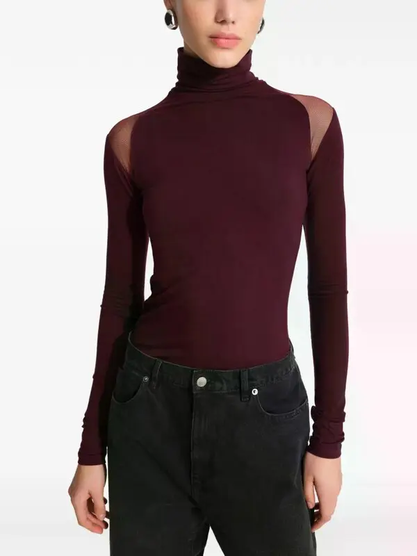 MARCELLA Maria Mesh-panel Top