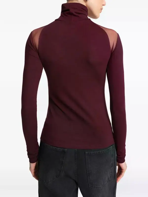 MARCELLA Maria Mesh-panel Top