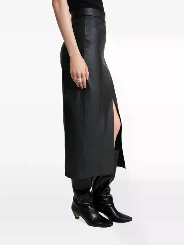 MARCELLA Nerida Slit-detail Midi Skirt