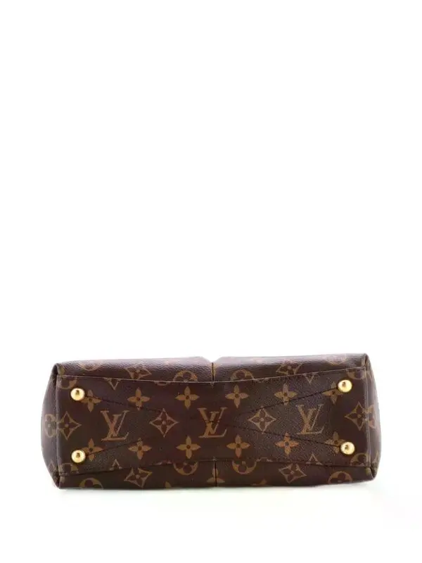 LOUIS VUITTON V Monogram Canvas And Leather Bb Tote Bag - Brown