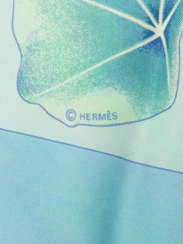 Hermès 1980-2000 Les Capucines Silk Scarf 90 Scarves
