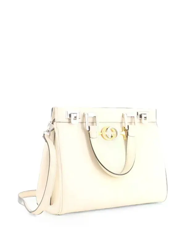Gucci Zumi Top Handle Bag Leather Small Satchel