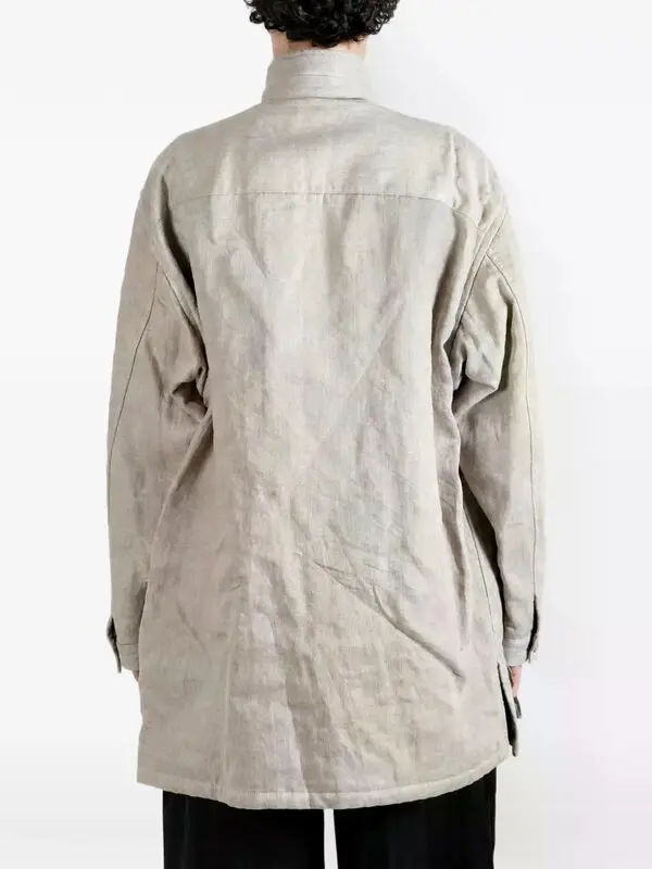 Yohji Yamamoto Four-pocket High-neck Military Jacket