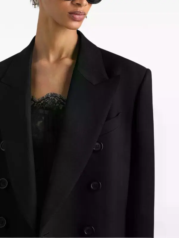 Dolce & Gabbana Wool Gabardine Coat