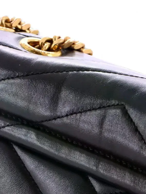 Saint Laurent Loulou Matelasse Chevron Leather Medium Shoulder Bag
