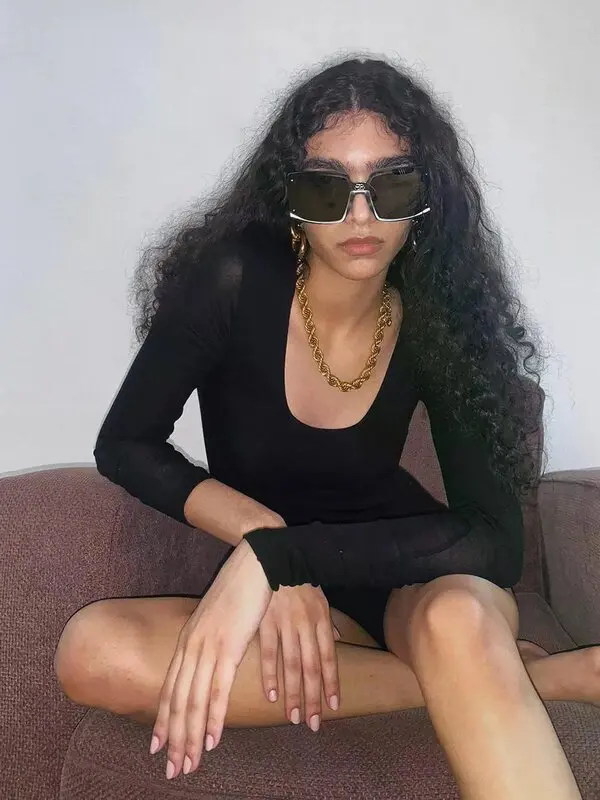 Balenciaga Square-frame Tinted Sunglasses