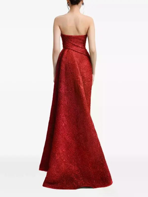 GEMY MAALOUF Strapless Draped Dress