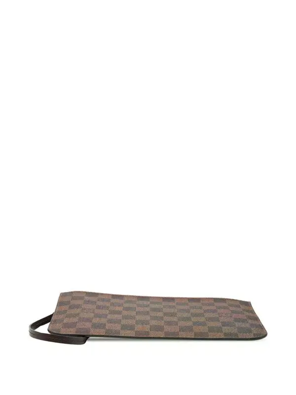 LOUIS VUITTON 2019 Damier Ebene Neverfull Mm Pouch