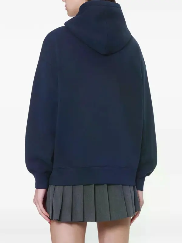 AAPE BY *A BATHING APE Logo-print Zip-up Hoodie - Blue