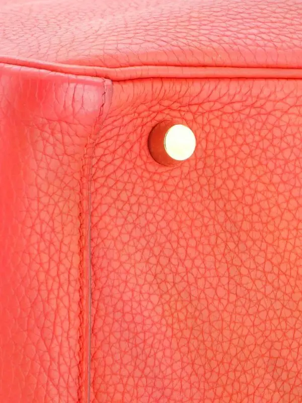 Hermès Lindy Bag Clemence 30 Shoulder Bag - Red