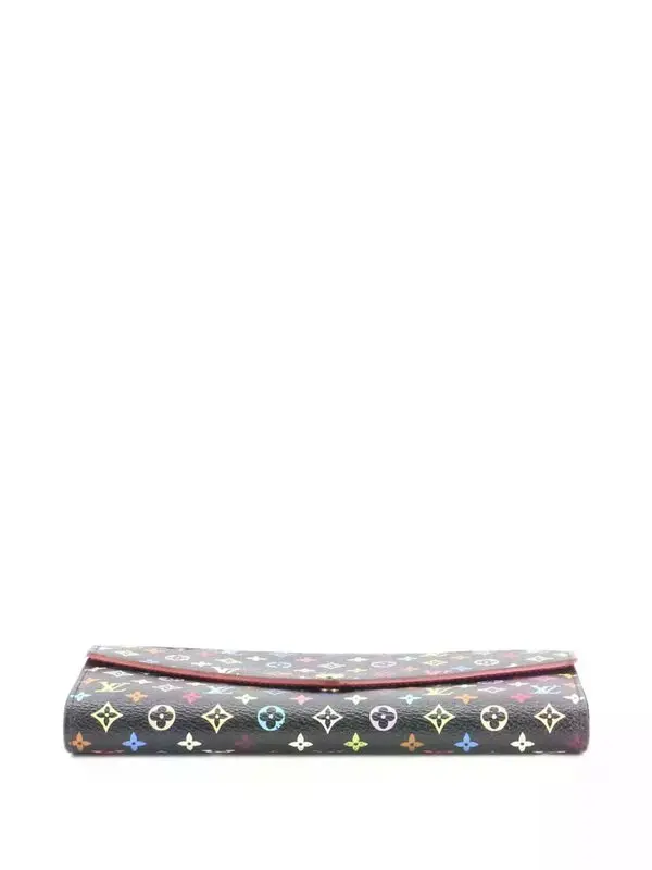 LOUIS VUITTON X Takashi Murakami Sarah Wallet Monogram Multicolor Small Wallets