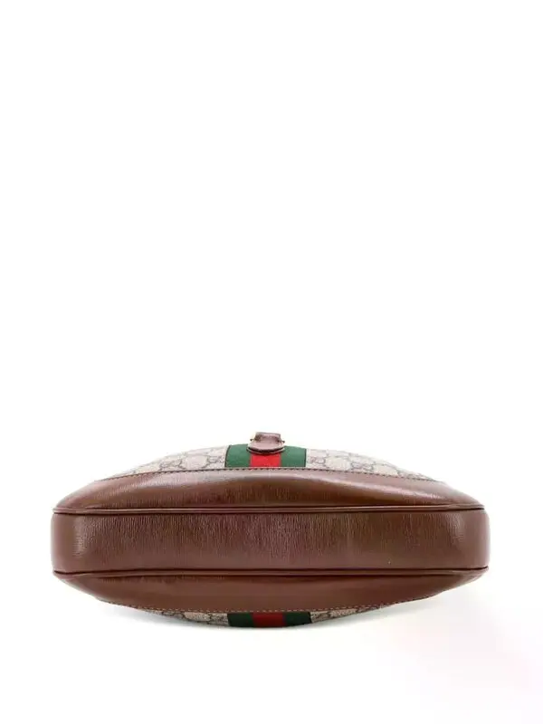 Gucci Jackie 1961 Gg Coated Canvas Small Hobo Bag