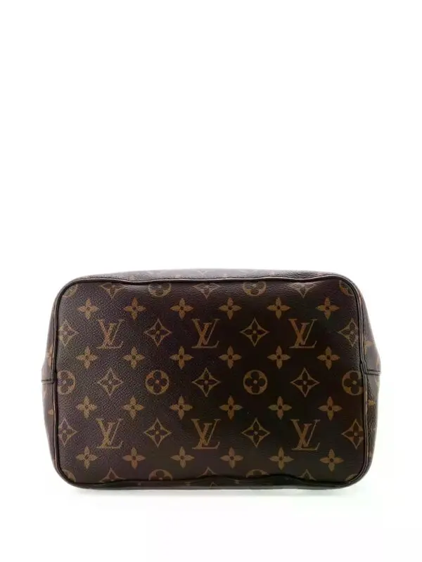 LOUIS VUITTON Neonoe Handbag Monogram Canvas With Leather Mm Bucket Bag - Red