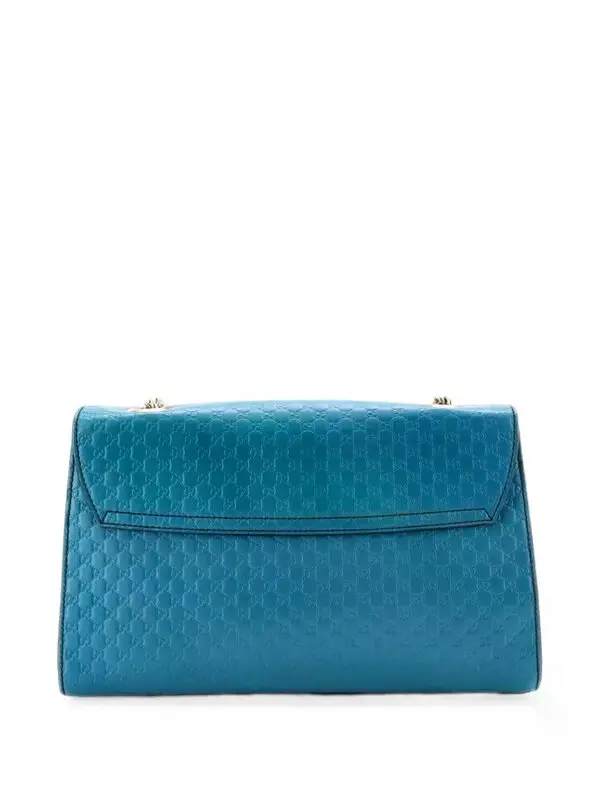 Gucci Emily Chain Flap Bag Microguccissima Leather Medium Shoulder Bag