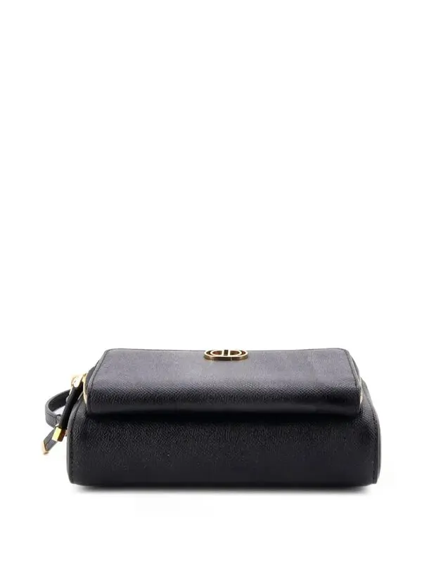 Dior Caro Double Pouch Leather Crossbody Bag