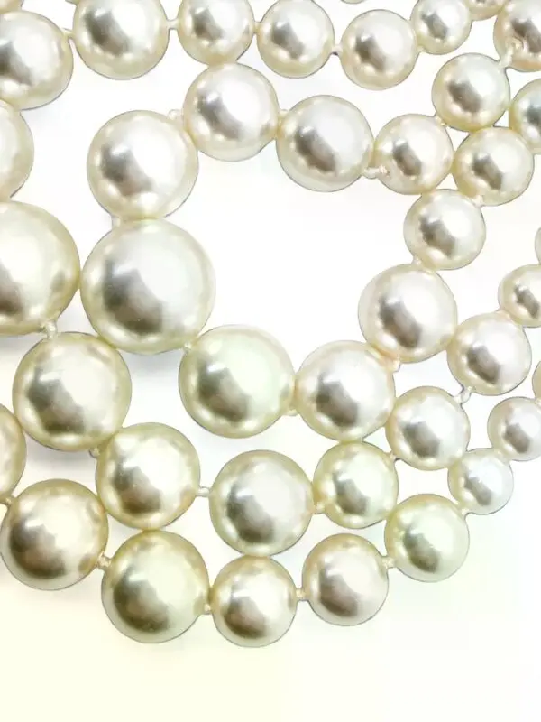 JENNIFER GIBSON JEWELLERY 1980s Triple-row Necklace - Neutrals