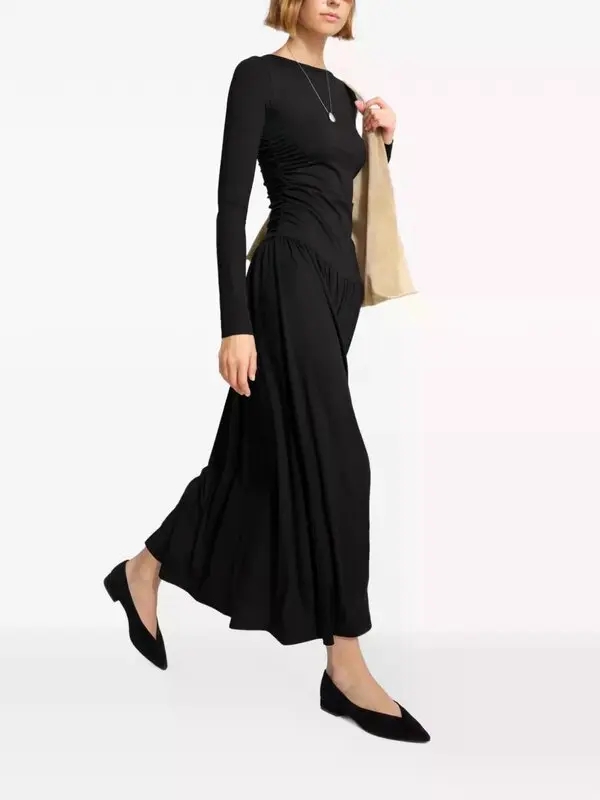 MARCELLA Lumi Ruched-bodice Maxi Dress