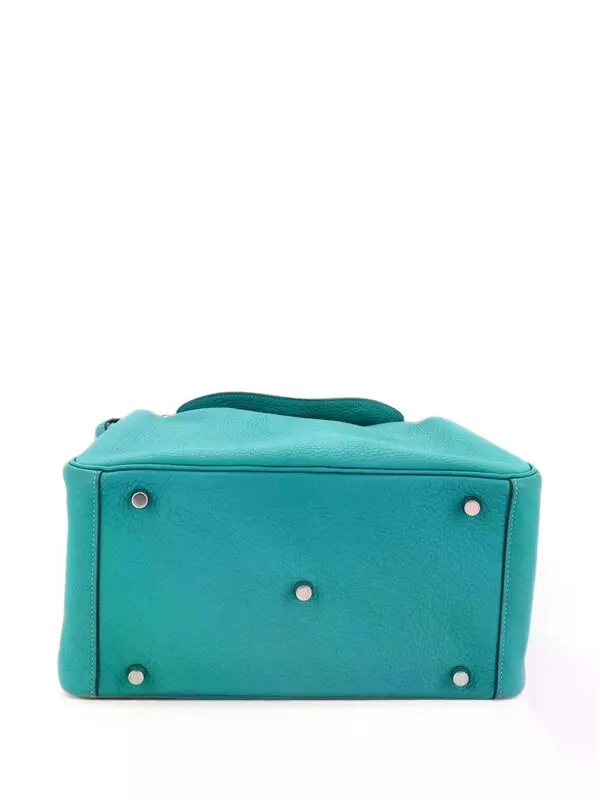 Hermès Lindy Bag Clemence 30 Shoulder Bag - Green