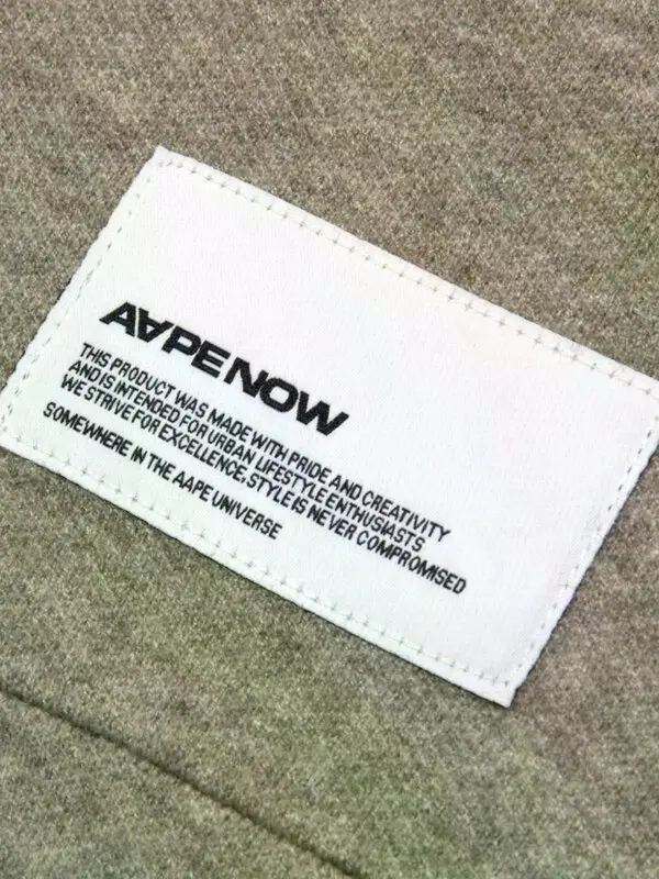 AAPE BY *A BATHING APE Aapenow Logo-patch Zip-up Hoodie