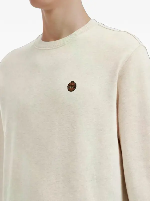 FINGERCROXX Logo-embroidered Sweatshirt