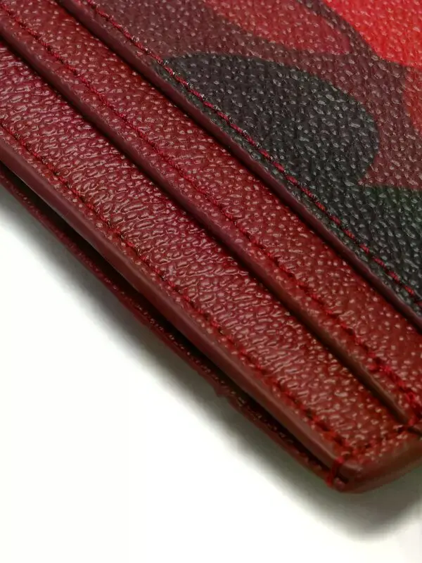 AAPE BY *A BATHING APE Camouflage-print Card Holder