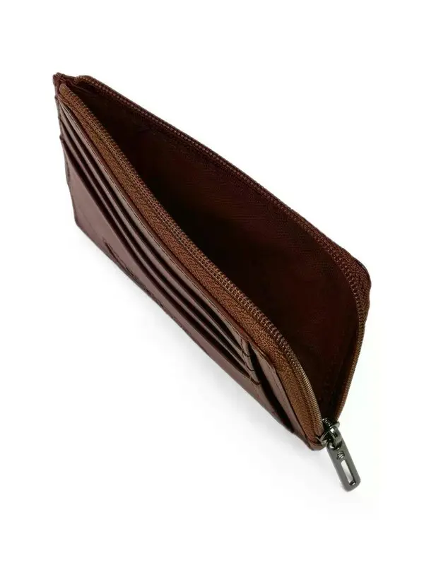 PIQUADRO Logo-plaque Zip-around Cardholder