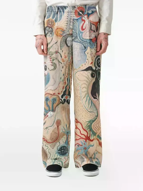 ENDLESS JOY Eternal Squid Wide-leg Trousers