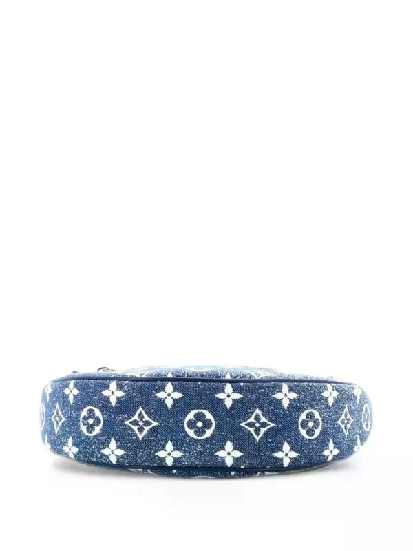 LOUIS VUITTON Loop Handbag Monogram Jacquard Denim Hobo Bag