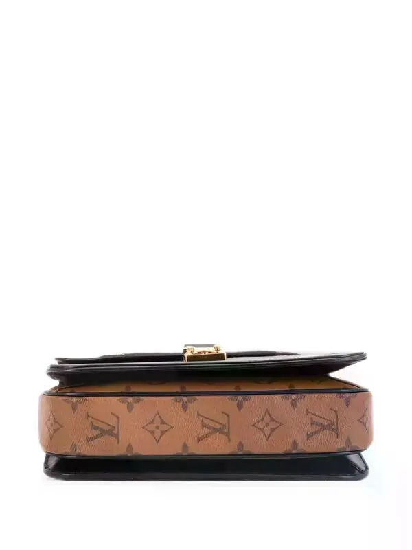 LOUIS VUITTON Pochette Metis Limited Edition Brogue Reverse Monogram Canvas And Leather Crossbody Bag - Brown