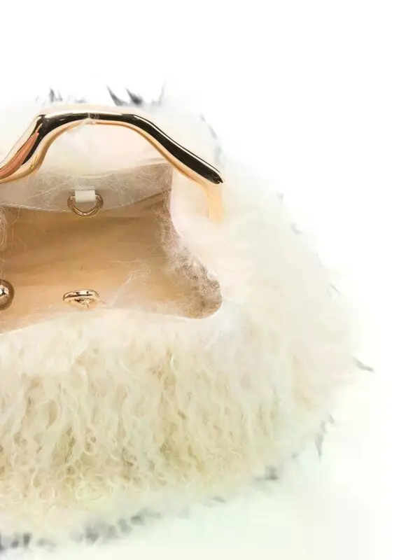 Cult Gaia Solene Shearling Tote Bag
