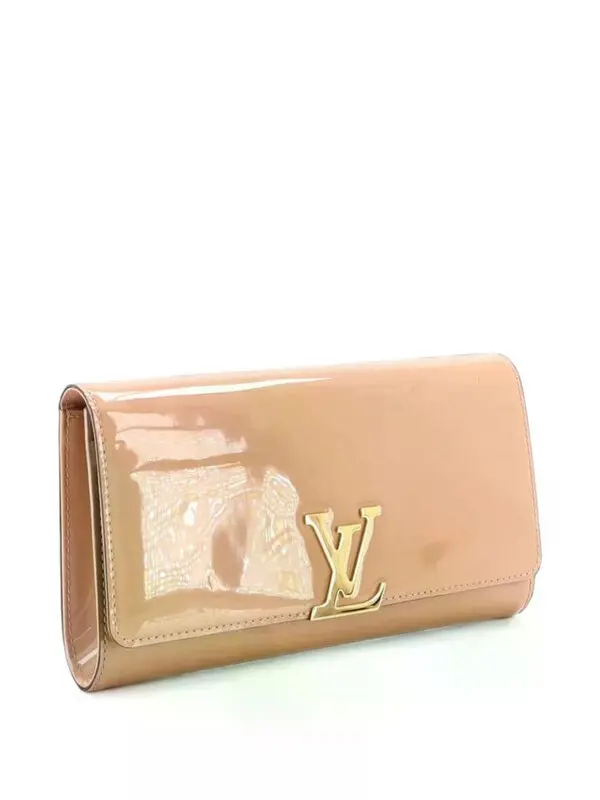LOUIS VUITTON Louise Patent Long Clutch Bag