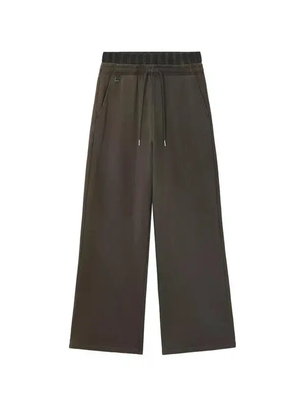 Izzue Drawstring-waist Wide-leg Track Pants - Brown